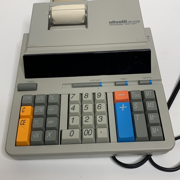 Olivetti | Other | Olivetti Hd 90 Professional Heavy Duty Ticket ...